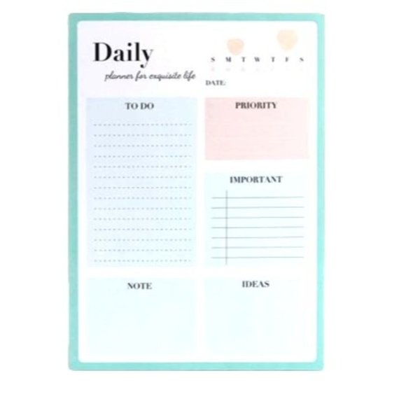 unbranded | Office | Daily Planner To Do List Pad For An Exquisite Life ...